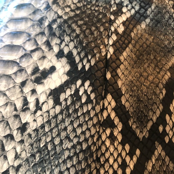 French Connection | Dresses | French Connection Faux Snakeskin Leather ...